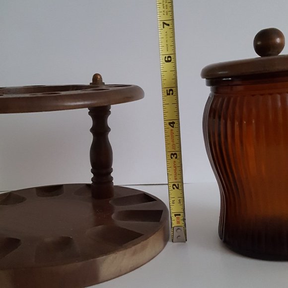 Dun-Rite Wood Nov Inc | Other | Vintage Pipe Stand Dunrite Wood Nov Inc ...